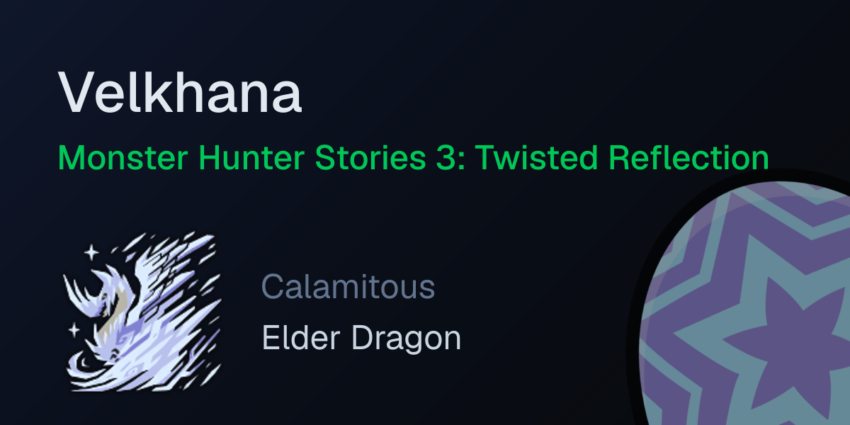Velkhana In Monster Hunter Stories 3 - Monster Buddy